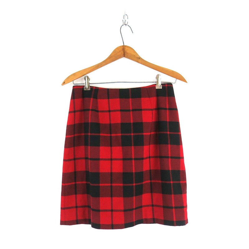 Punk Plaid Skirt - Etsy