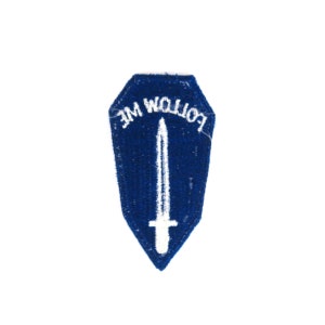 US Army Infantry School Blue Follow Me Patch Sword Insignia Badge ...