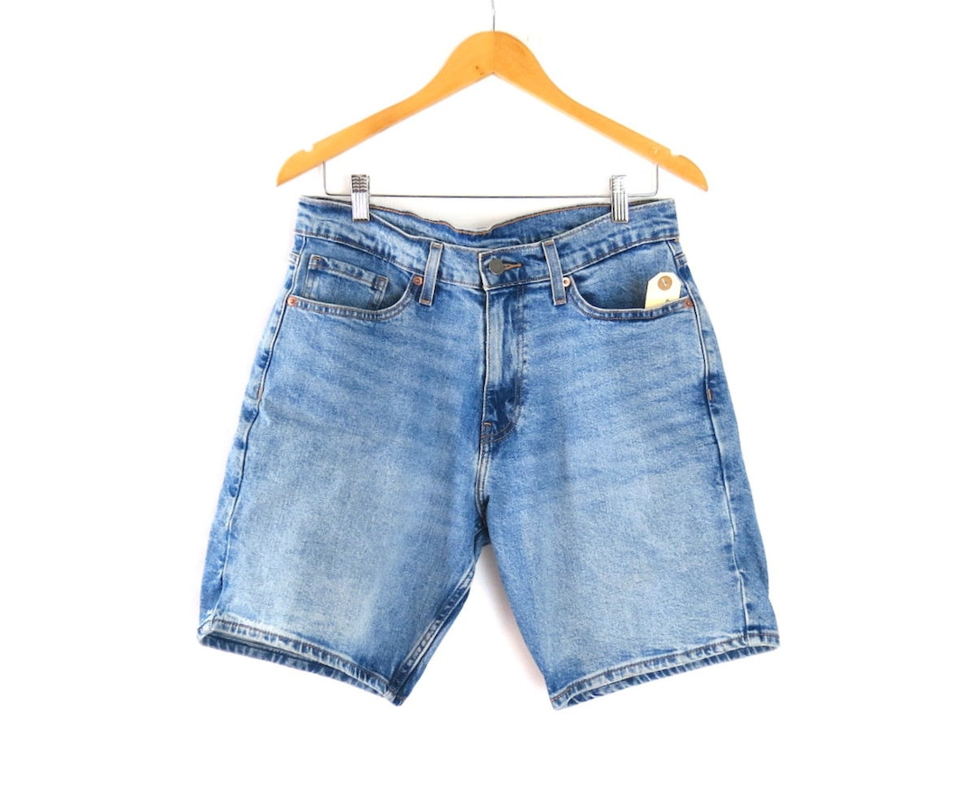 Longer Fit LEVIS Shorts Blue Jean Shorts Denim Levis Jorts Women's 32 ...