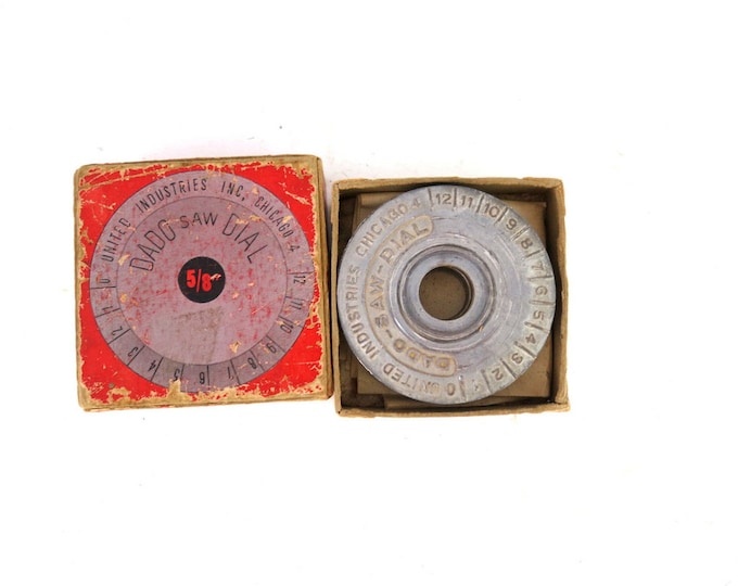 Dado Saw Dial, Vintage, United Industries Inc, Chicago / Vintage Tool ...