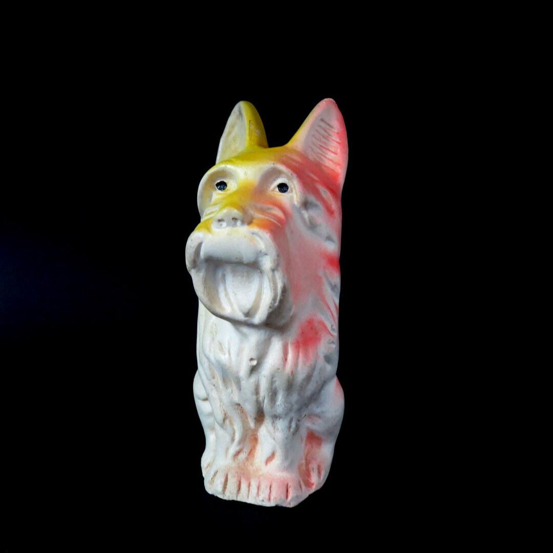 Vintage Chalkware Scottie Dog Statue: Carnival Prize Decor (7") - Etsy