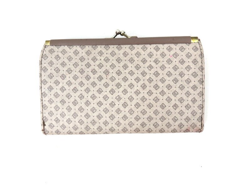 Preppy Wallet Minimal Pattern Billfold 90s Vintage Checkbook - Etsy