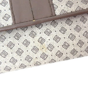 Preppy Wallet Minimal Pattern Billfold 90s Vintage Checkbook - Etsy