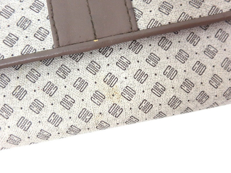 Preppy Wallet Minimal Pattern Billfold 90s Vintage Checkbook - Etsy