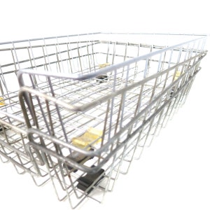 4 Vintage Wire Office Baskets / Mail Organizer Storage Baskets - Etsy