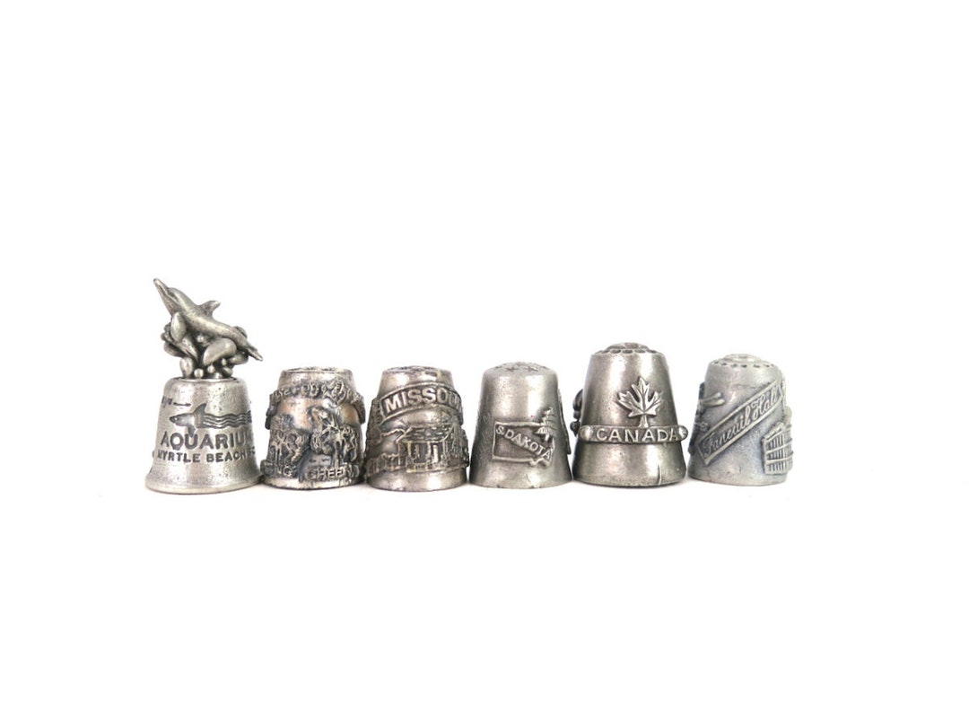 Vintage Souvenir Thimble Choice / Myrtle Beach Aquarium / Missouri ...