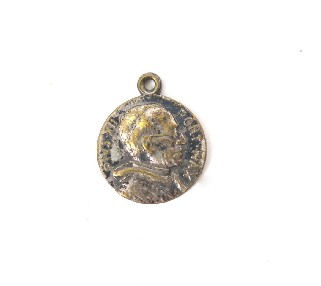 Vintage Pius VII Pont Max Collectible Medal Pendant Charm Roma Italy - Etsy