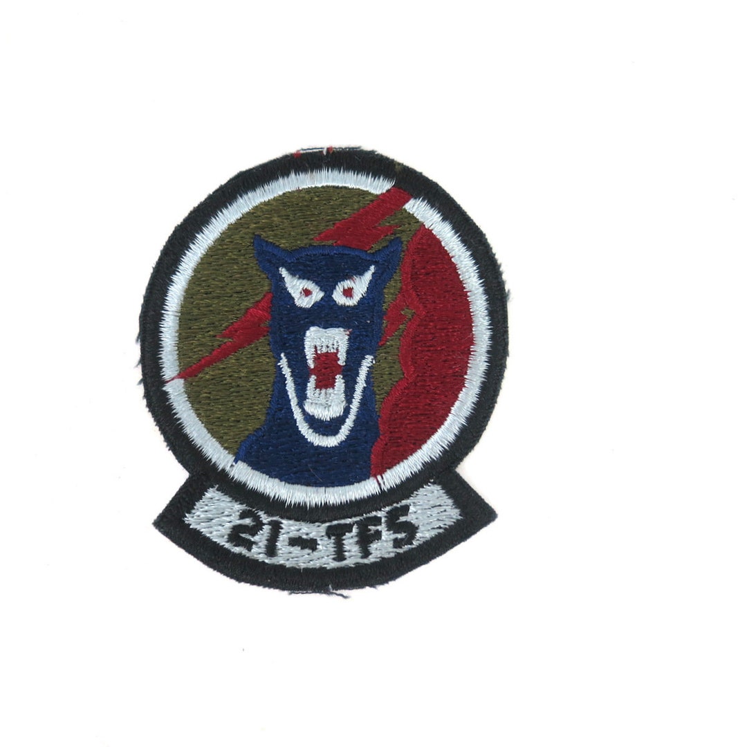 21-TFS Tactical Fighter Squadron U.S. Air Force Cloth Patch Insignia ...