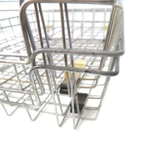 4 Vintage Wire Office Baskets / Mail Organizer Storage Baskets - Etsy