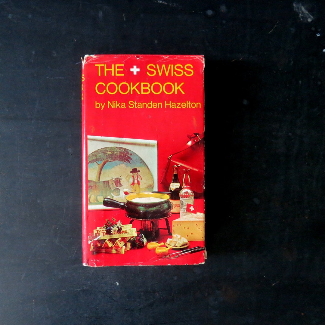 1967 Vintage the Swiss Cookbook by Nika Standen Hazelton Red Hardcover ...