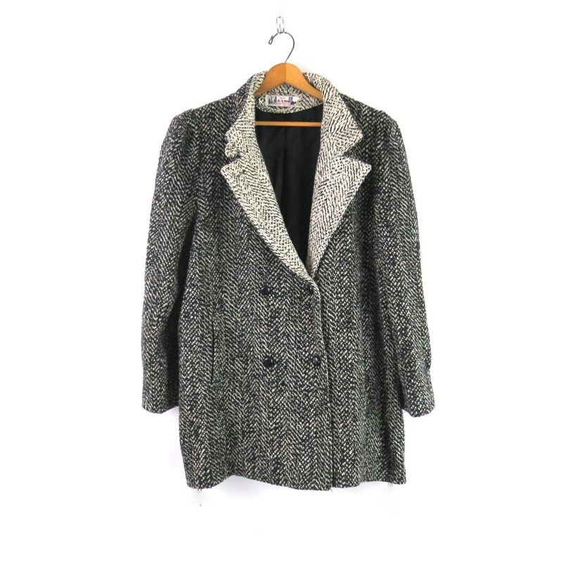 Wool Tweed Coat - Etsy