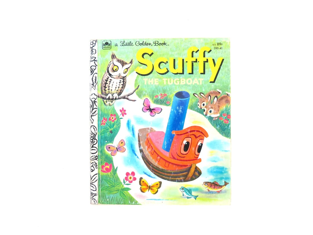 A Little Golden Book, Scuffy the Tugboat Children’s Book Vintage 1970s ...
