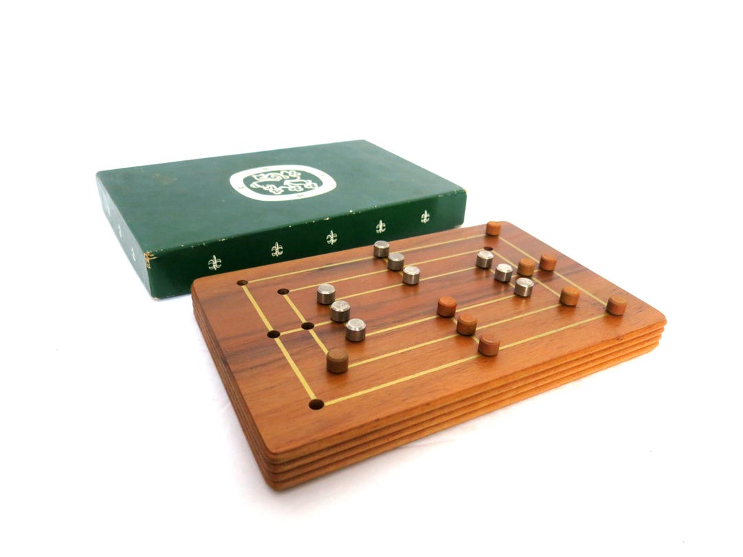 Vintage Board Game 1960s the Mill by Setko / 2 Player Peg Strategy Game ...
