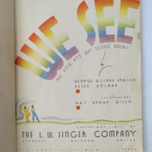 1930s Vintage We See by George Willard Frasier & Helen Dolman How and ...
