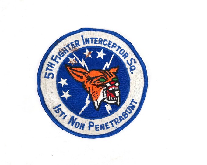 Vintage 5th Fighter Interceptor Squadron Patch - Etsy
