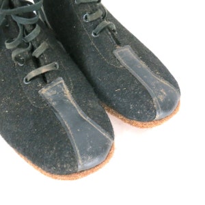 Vintage US Air Force Wool Felt Flight Aviation Flying Boots hiker Heel ...