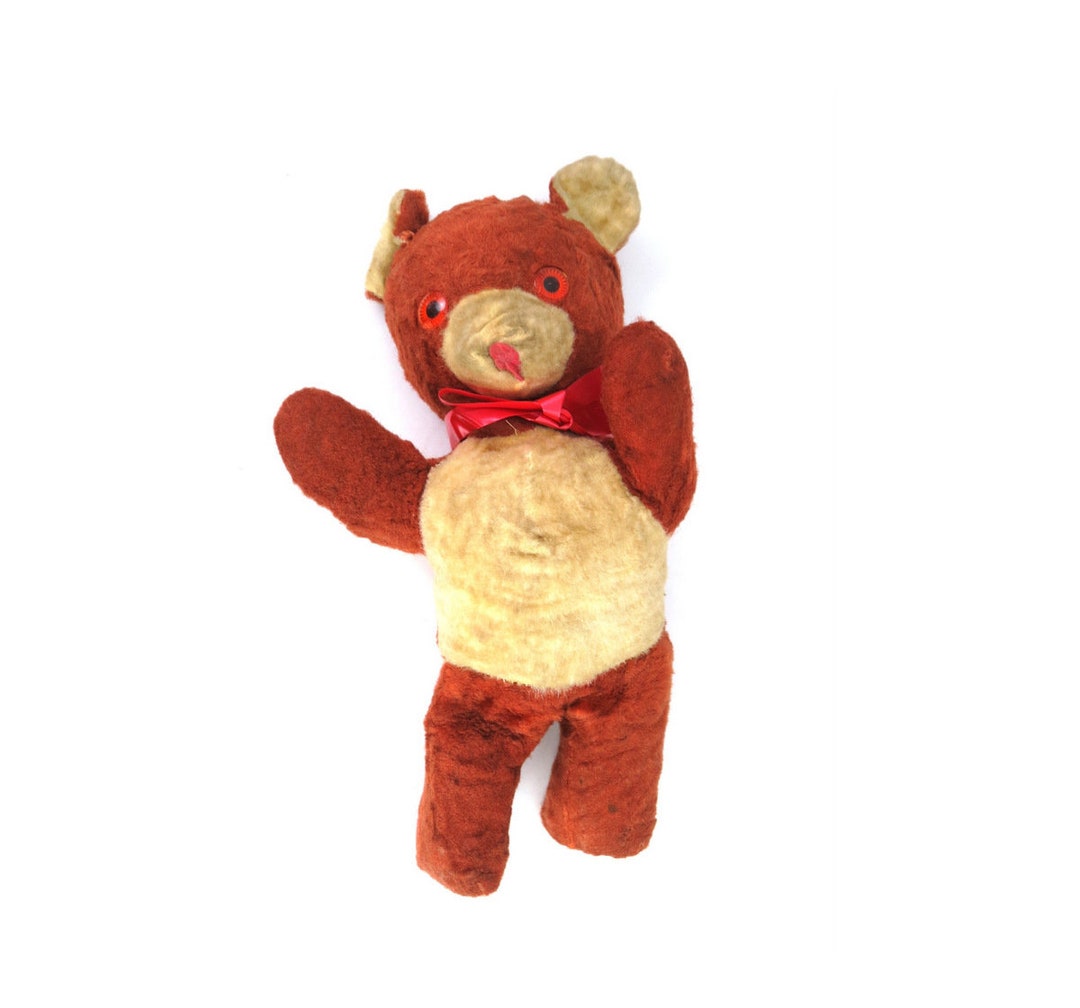 Vintage Brown Teddy Bear Commonwealth of Pennsylvania Stuffed Animal ...