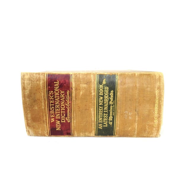 Antique Dictionary - Etsy