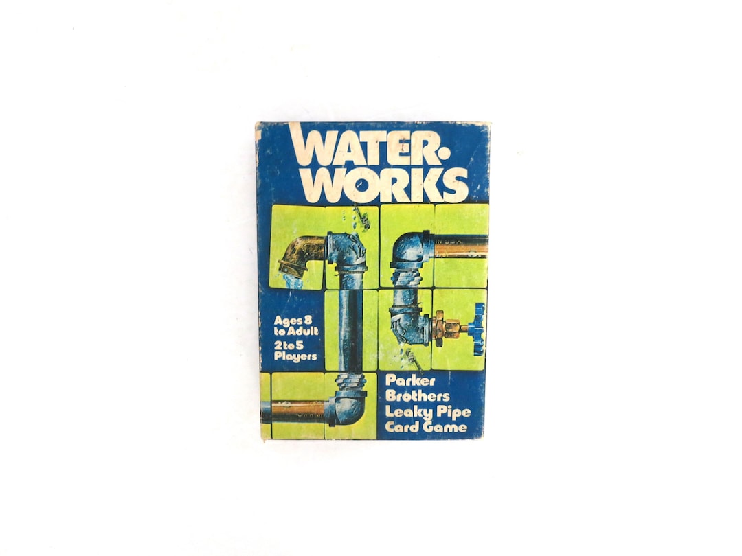 Vintage Water Works Card Game: 1970s Family Game Night - Etsy