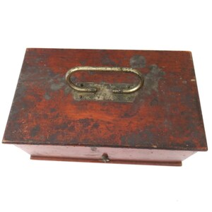 JH Bunnell No. 4 Home Medical Apparatus Oak Hinged Antique Box C. 1890 ...