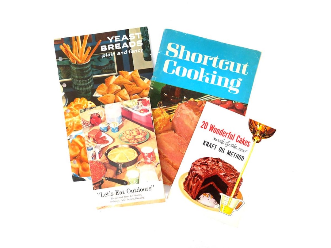 4 Vintage 1960's Pamphlet Cookbooks Recipes Advertising Booklets ...