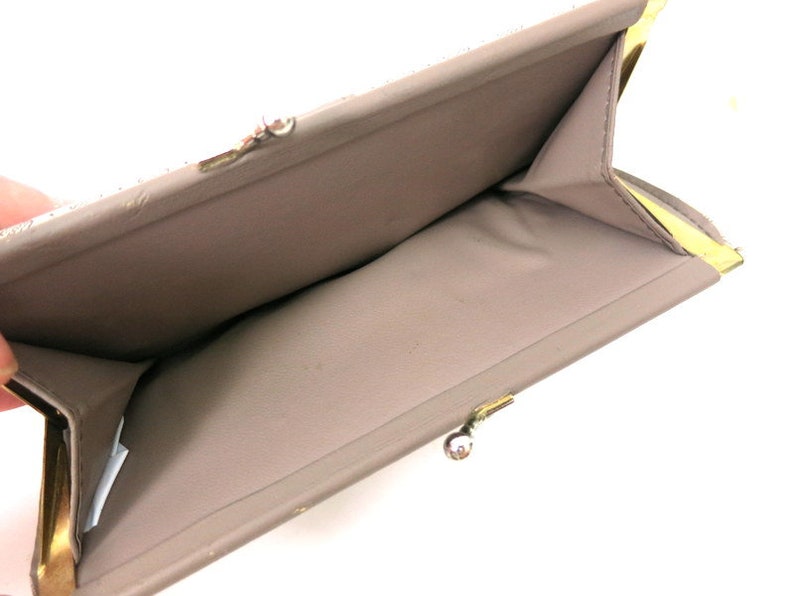 Preppy Wallet Minimal Pattern Billfold 90s Vintage Checkbook - Etsy