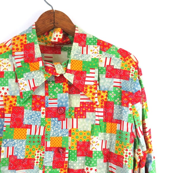 Retro Patchwork - Etsy