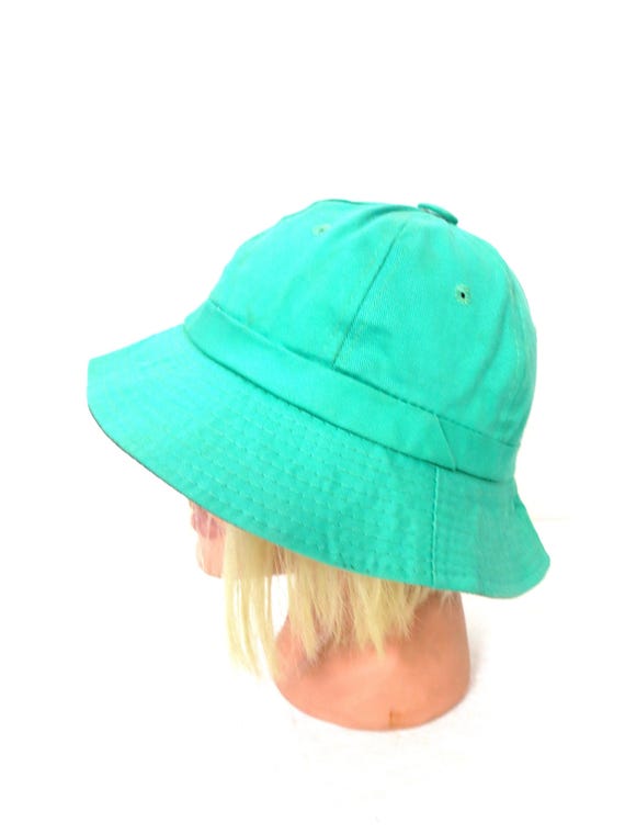 vintage Mint Green Bucket Hat | 1960s Bucket Cap | Sm… - Gem