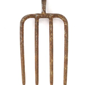 Old Primitive Farmhouse Pitchfork Head Rustic Home Garden Porch Decor ...