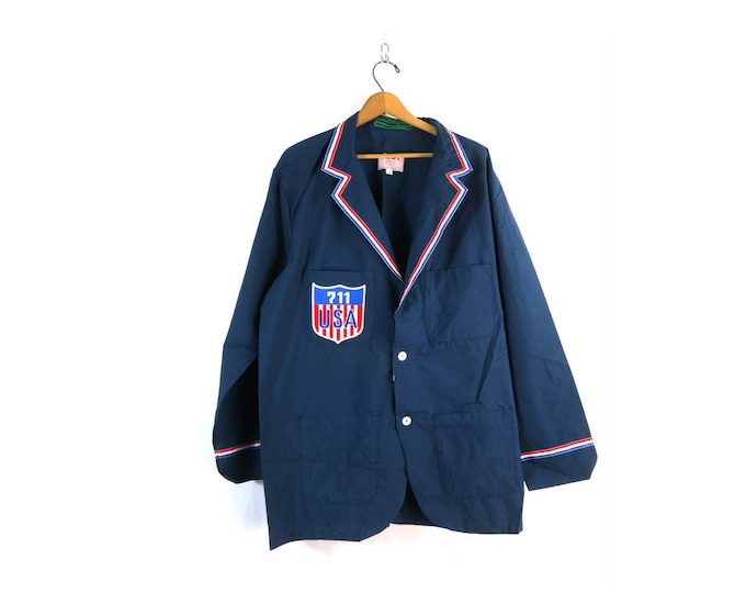 Vintage 1984 PECO Stock Trading Jacket Floor Trader Blazer USA 711 ...
