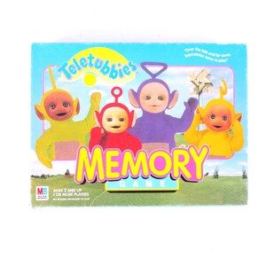Vintage 1990s Teletubbies Memory Card Matching Game 1998 Milton Bradley ...