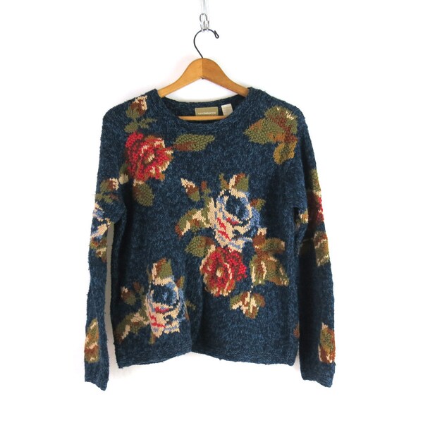 Floral Sweater - Etsy
