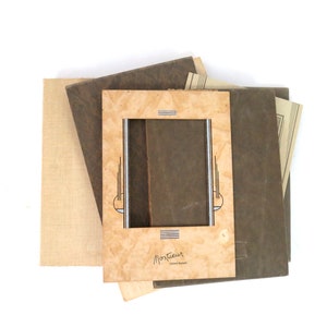 5 Folding Picture Frames Mid Century Mat Photo Frames Vintage Fold Out ...