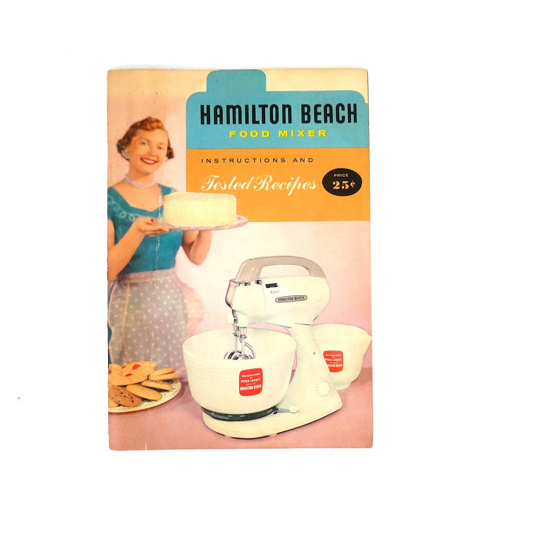 Vintage Hamilton Beach Booklet Advertising Pamphlet & Mixer Tag - Etsy
