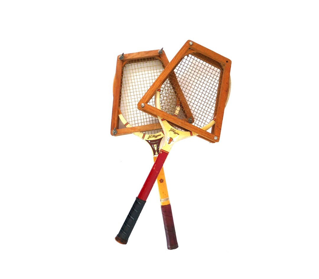 1950's Vintage Tennis Rackets JC Higgins Finalist & Mohawk - Etsy