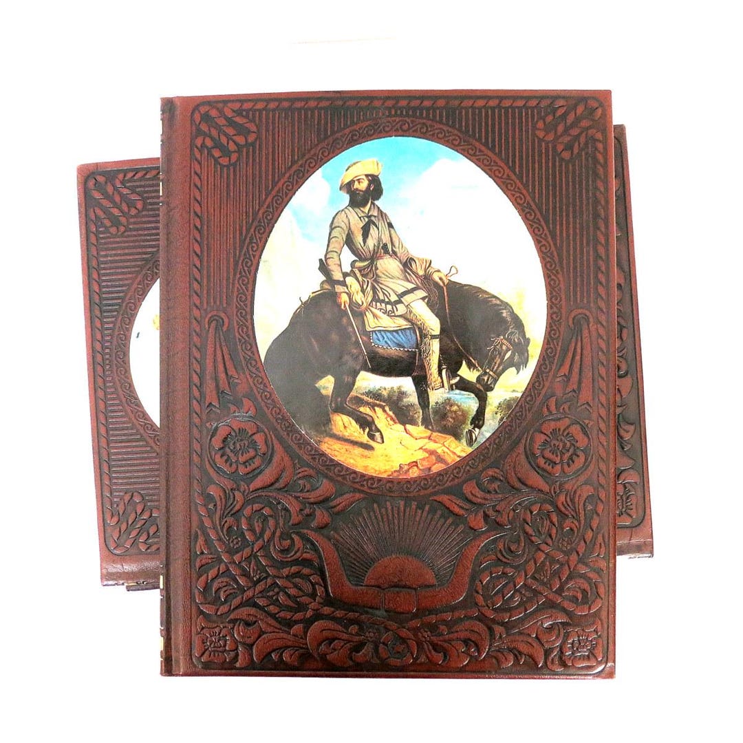 Vintage 1973 Time Life Western Book Set With Embossed Covers - Etsy