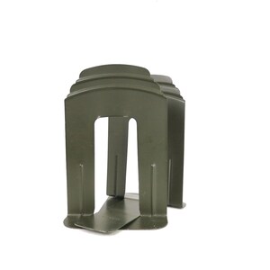 2 Dark Green Demco Skyscraper Bookends Vintage Industrial Metal ...