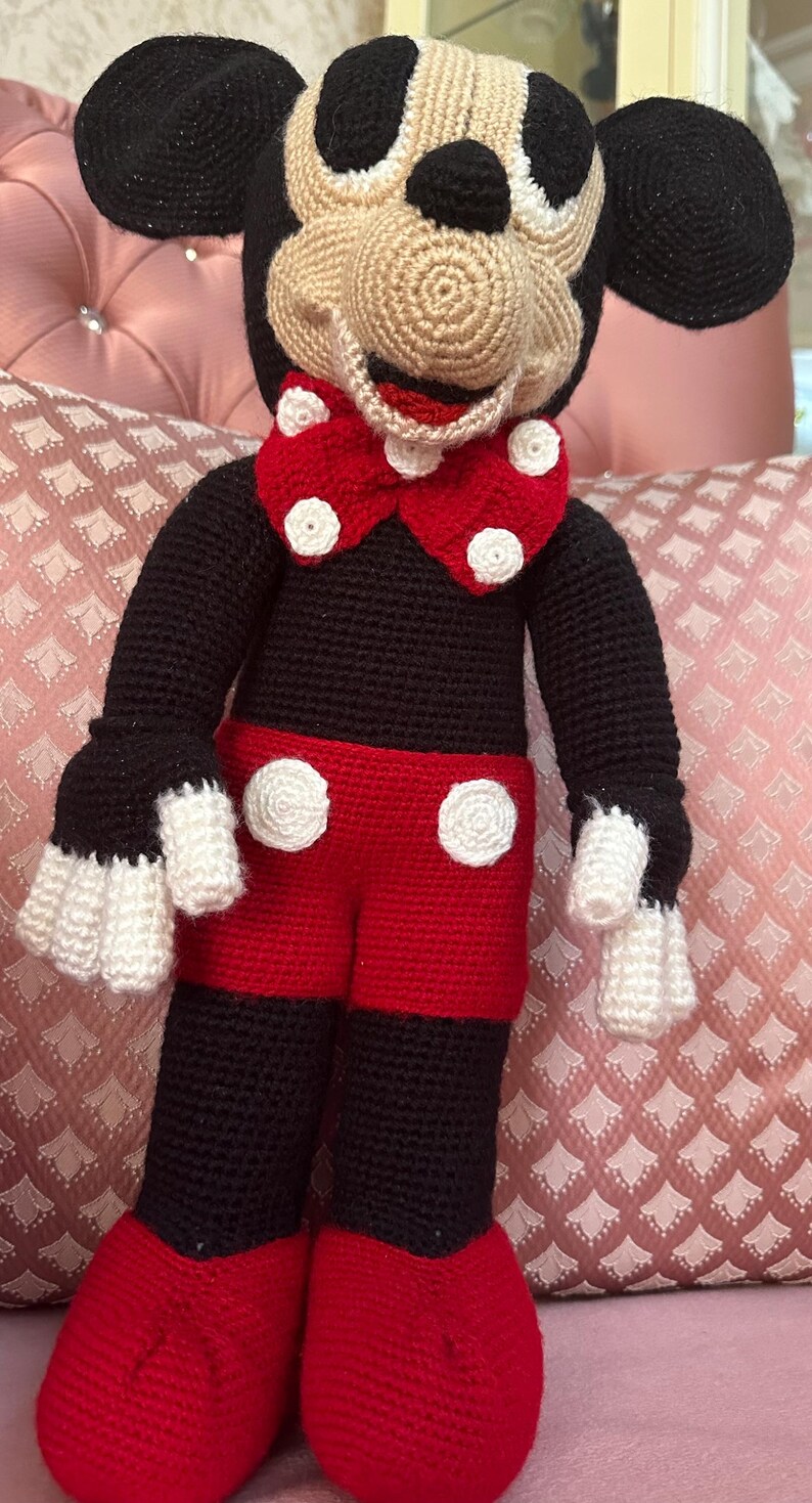 Amigurumi Mickey Mouse,amigurumi Crochet Doll, Mickey Mouse, Handmade ...