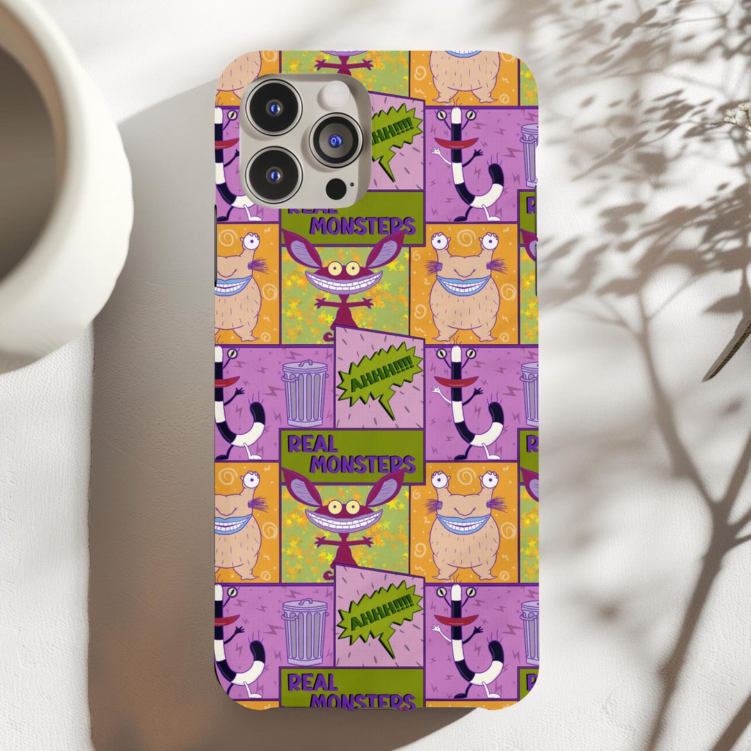 90s Nostalgia Ahh Real Monsters Phone Case Tough Slim Magsafe Phone ...