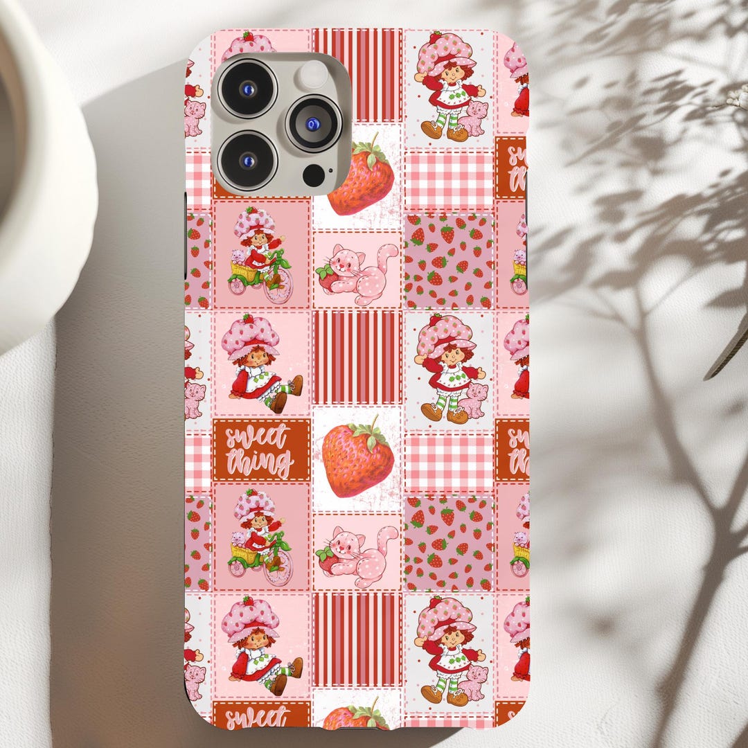Nostalgic 80s 90s Strawberry Shortcake Phone Case Tough Slim Magsafe ...