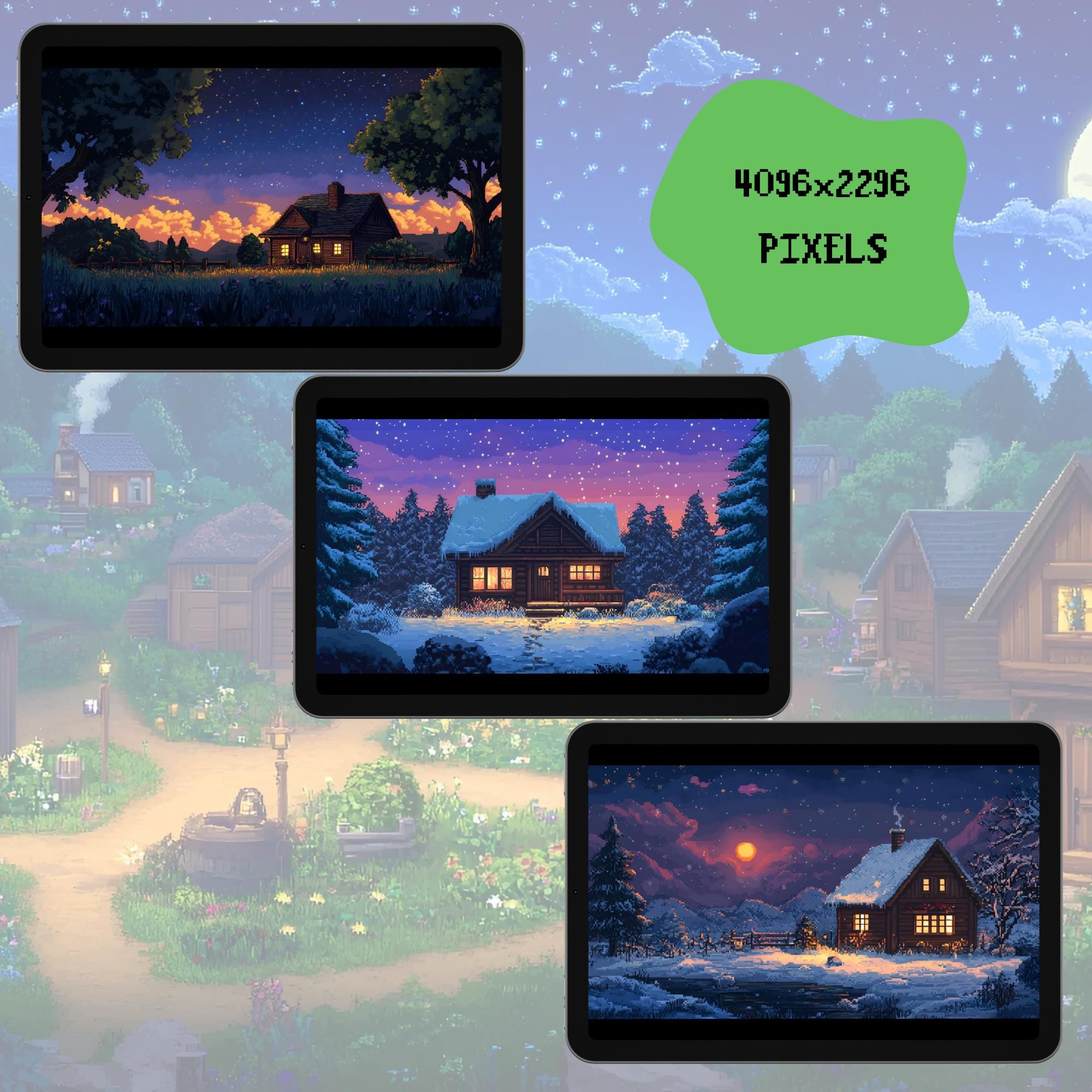 Stardew Valley Desktop Wallpaper & Icons Bundle (digital Download) - Etsy