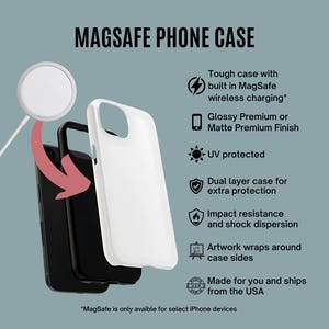 Bookish Red Flag Book Lover Trigger Phone Case Tough Slim Magsafe Phone ...