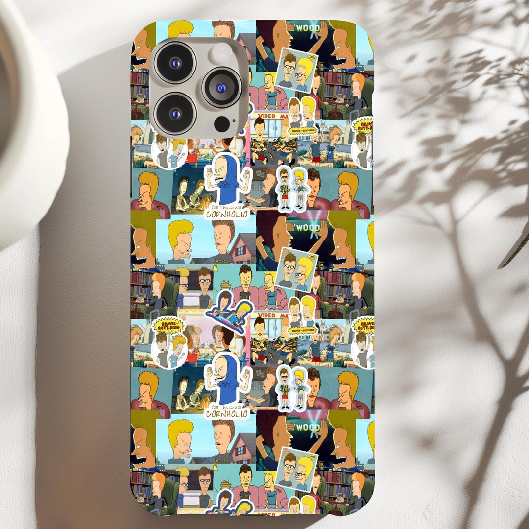 Beavis and Butthead Collage Cartoon Phone Case Tough Slim Magsafe Phone ...