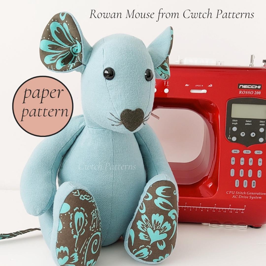 Mouse Sewing Pattern, Rat Sewing Pattern, Paper Sewing Pattern, Soft ...