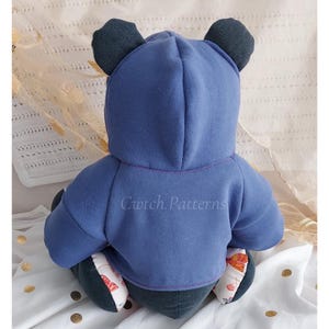 Clothes for Teddies, Sewing Pattern for Hoodie, Pdf Pattern, Memory ...