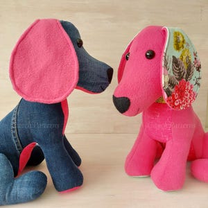 Darcy Dog Sewing Pattern: Cocker Spaniel Puppy Stuffed Animal (PDF With ...