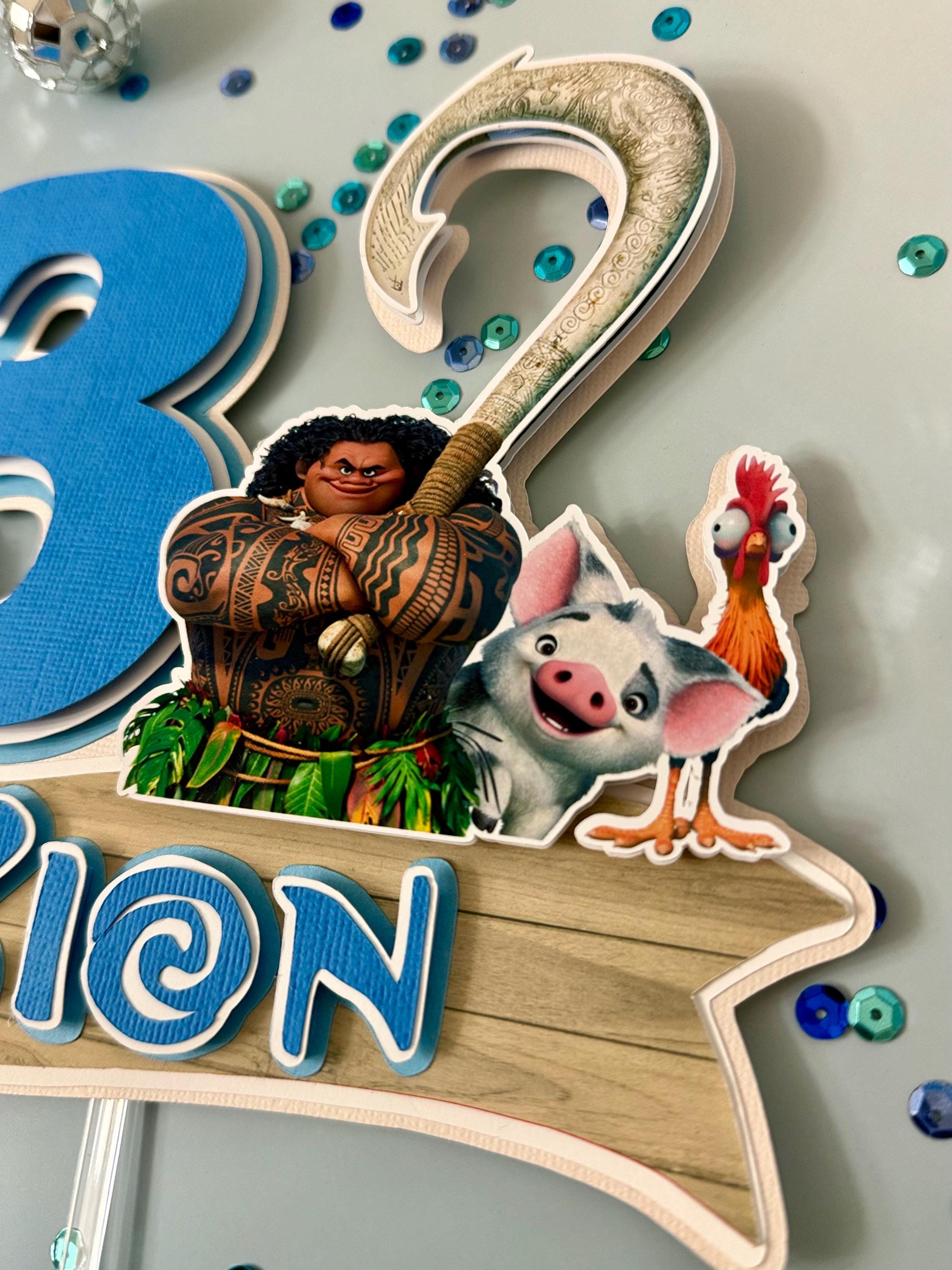 Maui Cake Topper , Maui Cake Topper 3D , Cake Topper Maui Moana ...