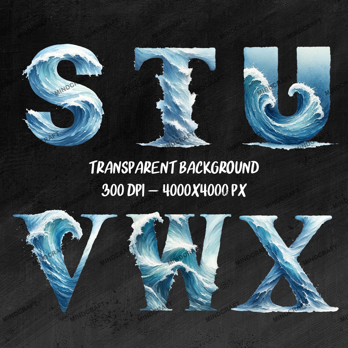 26 Water Alphabet A-Z Clipart Png,water Letters Png, Water Letters Clipart, Water Alphabet ...