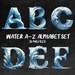 Water Alphabet Clipart: A-Z PNG Bundle (26 Files) - Etsy
