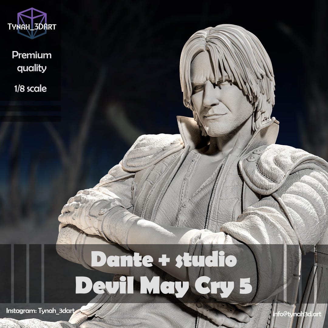 Devil May Cry 5 - Dante Statue Kit - Garage Kit Unpainted and ...